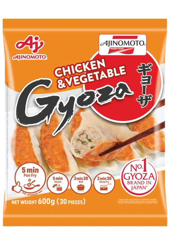 Gyozas de frango e legumes Ajinomoto 600g - Yasushi
